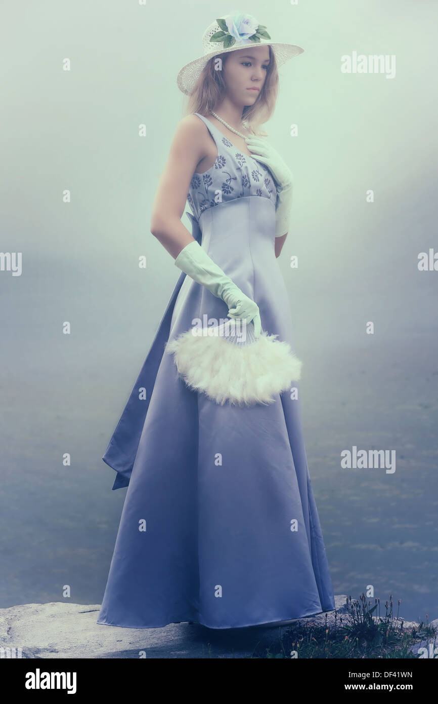 Female woman fan hi-res stock photography and images - Alamy