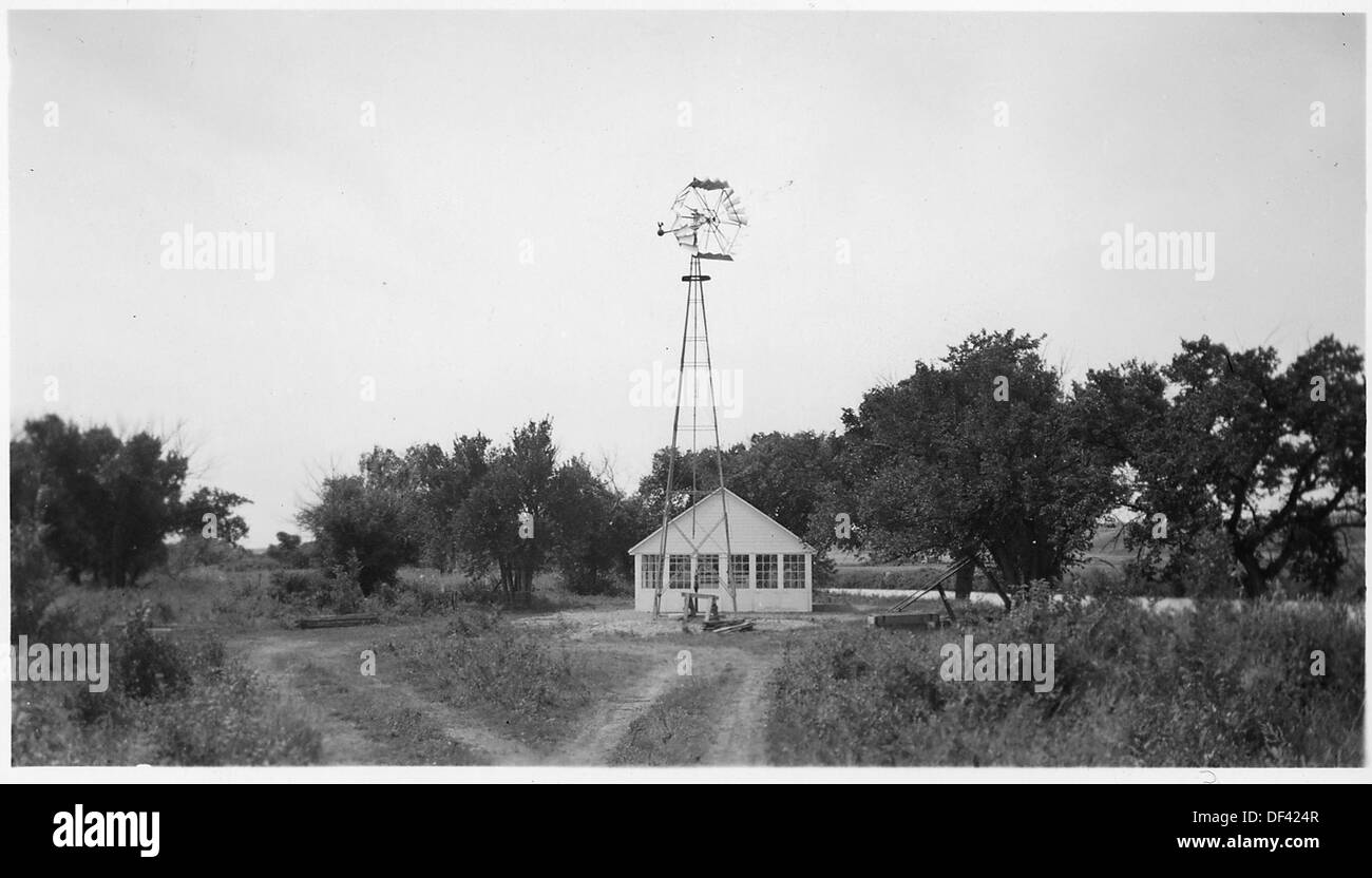 This photograph shows a duck hospital at the Upper Souris National ...