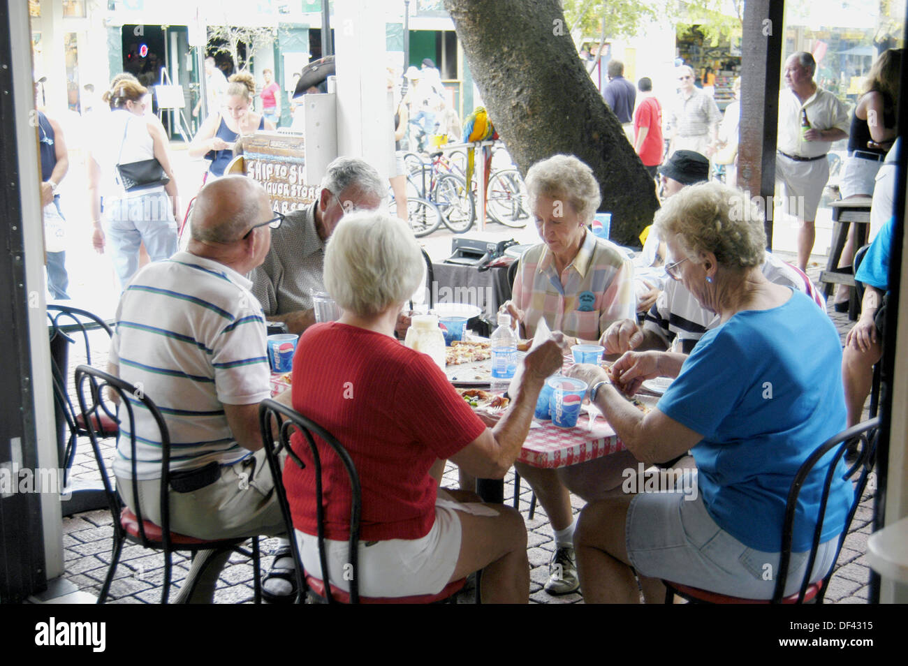 Group of oap walking hi-res stock photography and images - Alamy