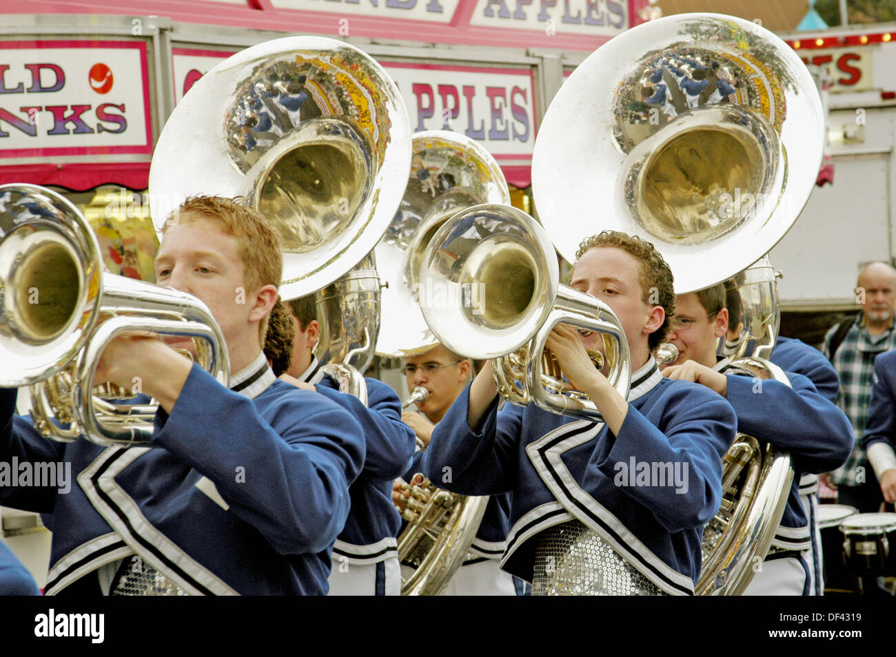 Music band performs at state fair. Tampa. Florida, USA Stock Photo - Alamy