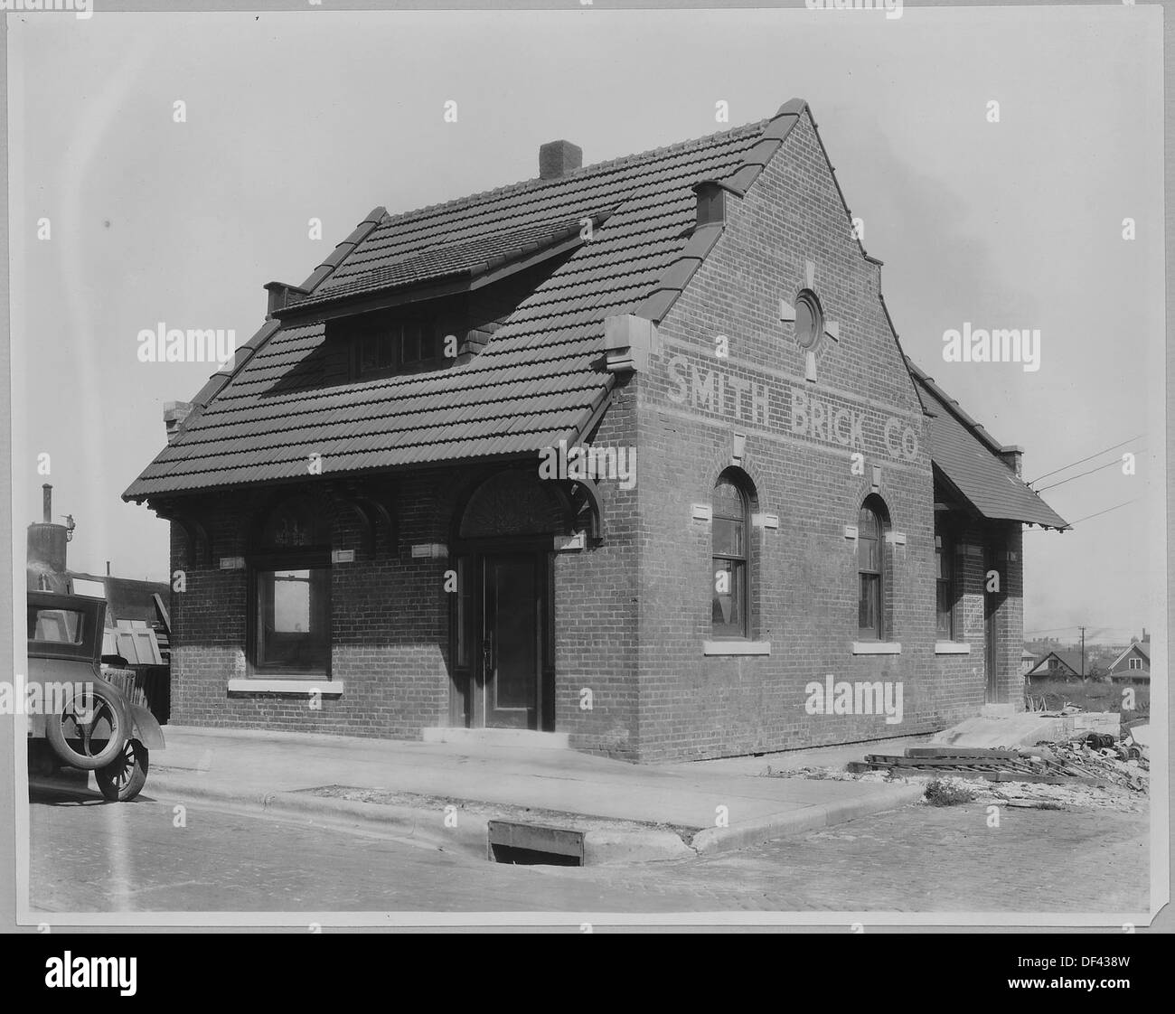 The brick building featuring the Smith Brick Co. sign in Omaha ...