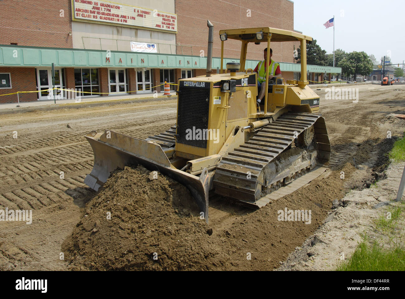Road making machine hi-res stock photography and images - Alamy
