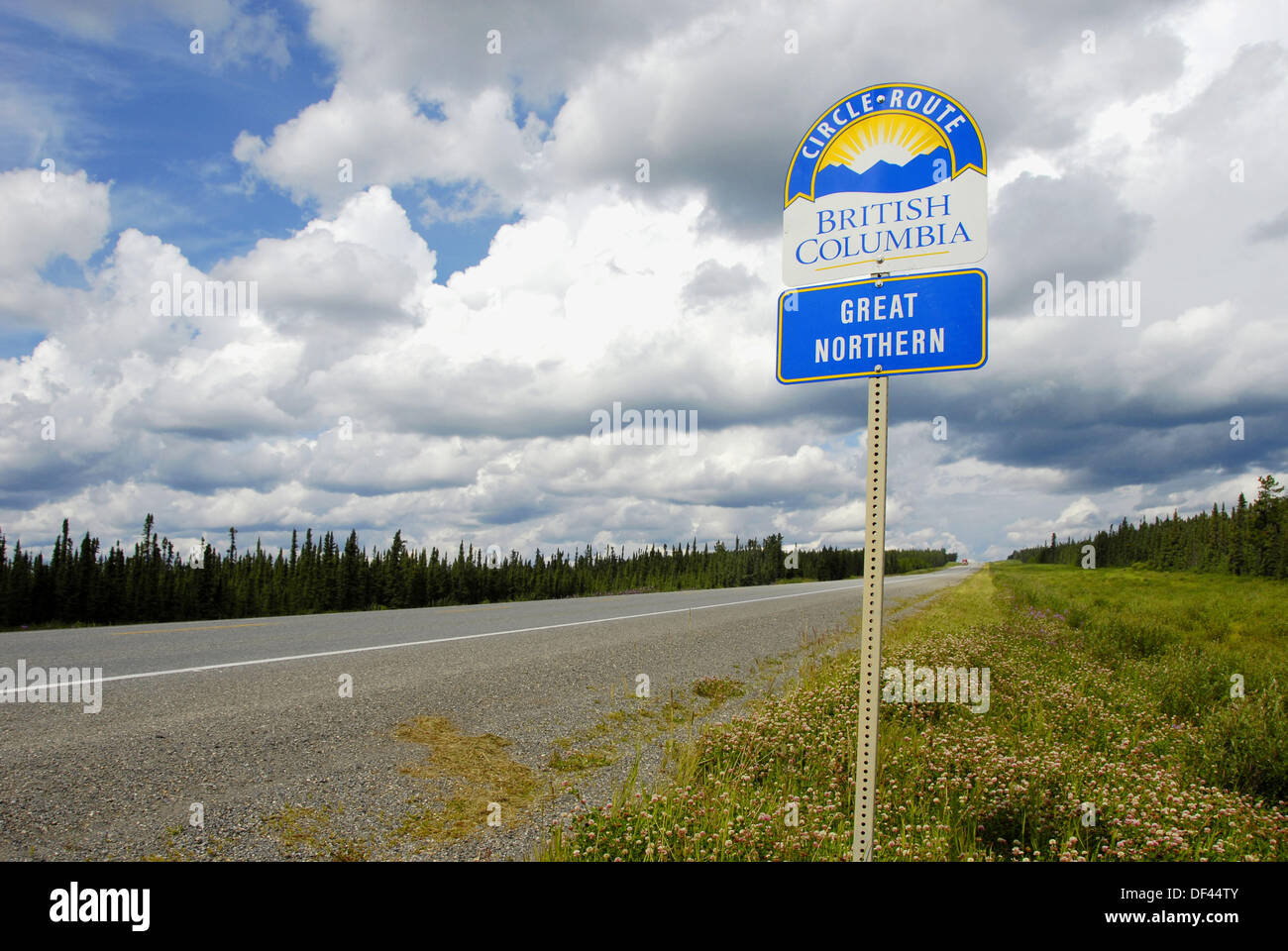 Highway Sign British Columbia High Resolution Stock Photography and ...