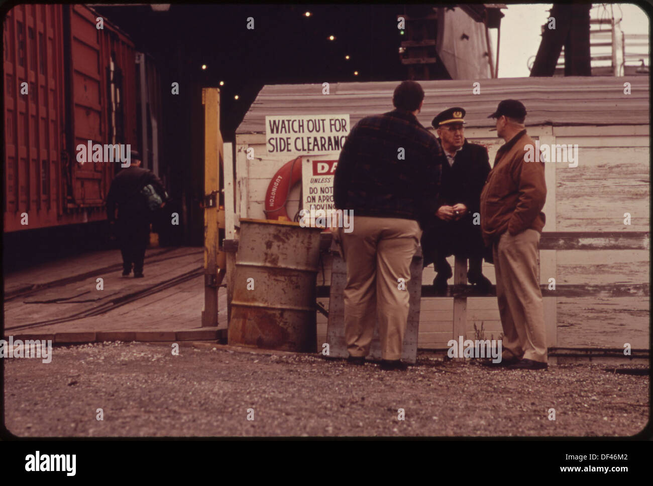 This photograph shows a ferry boat crossing Lake Michigan, bound for ...