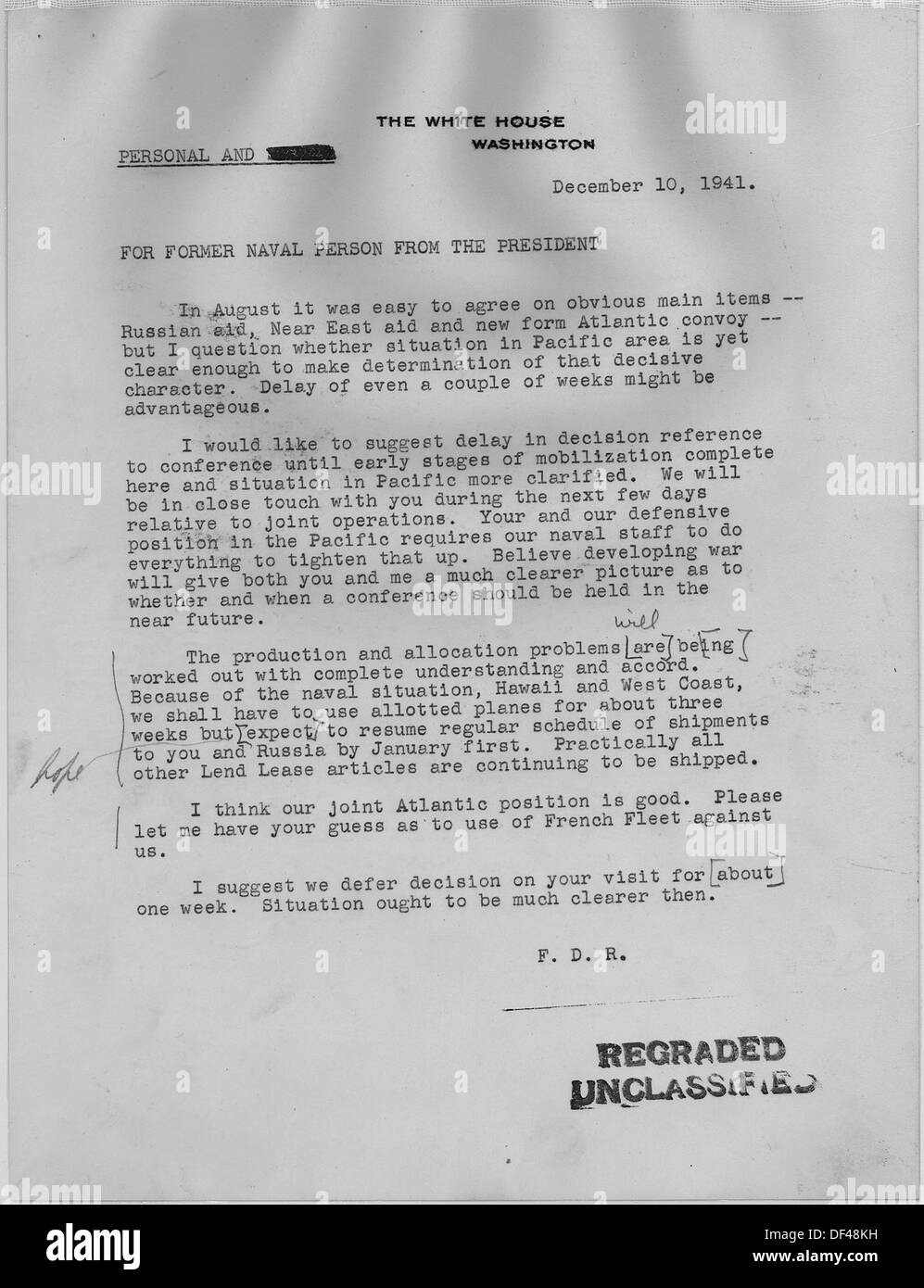 1940s uk letter hi-res stock photography and images - Alamy