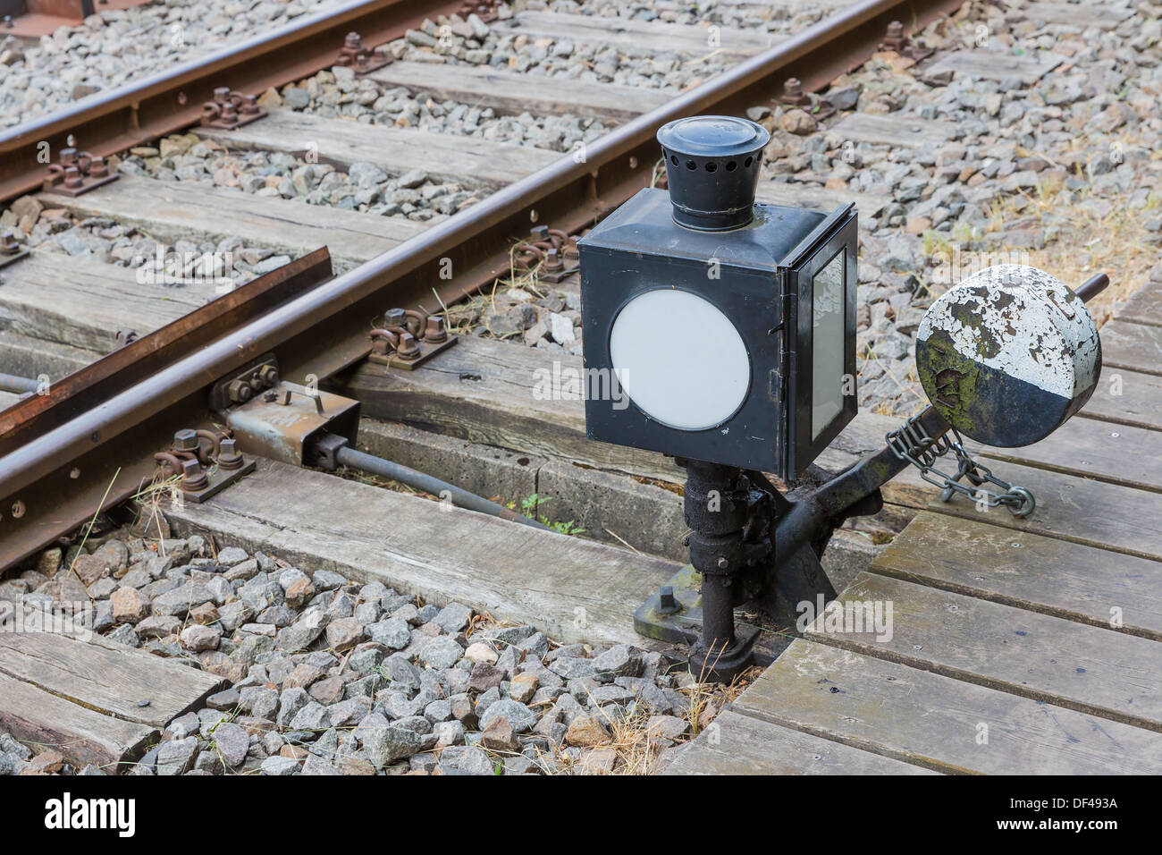 Railway shunting signal hi-res stock photography and images - Alamy