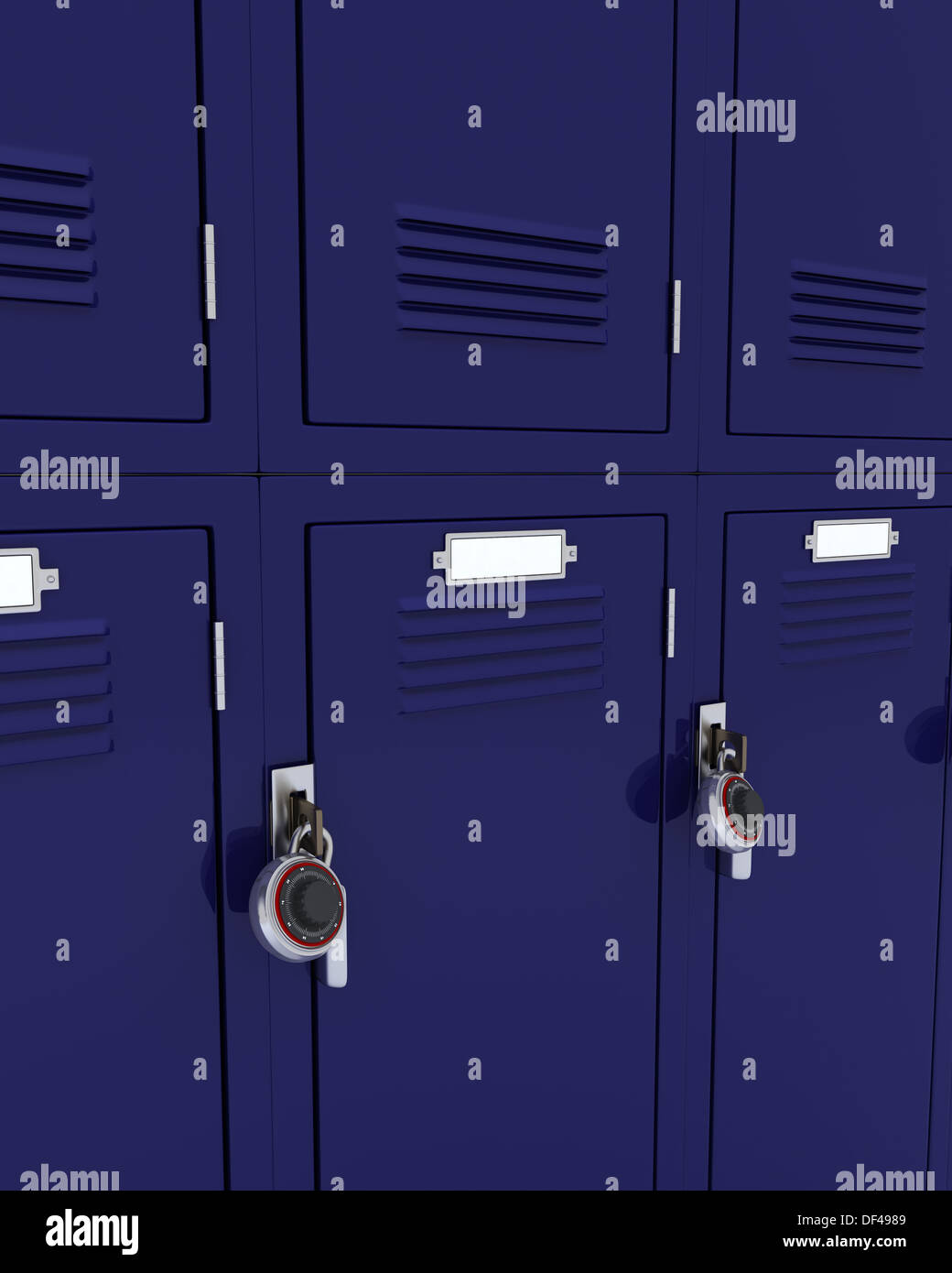 3D Render of a School gym locker Stock Photo - Alamy