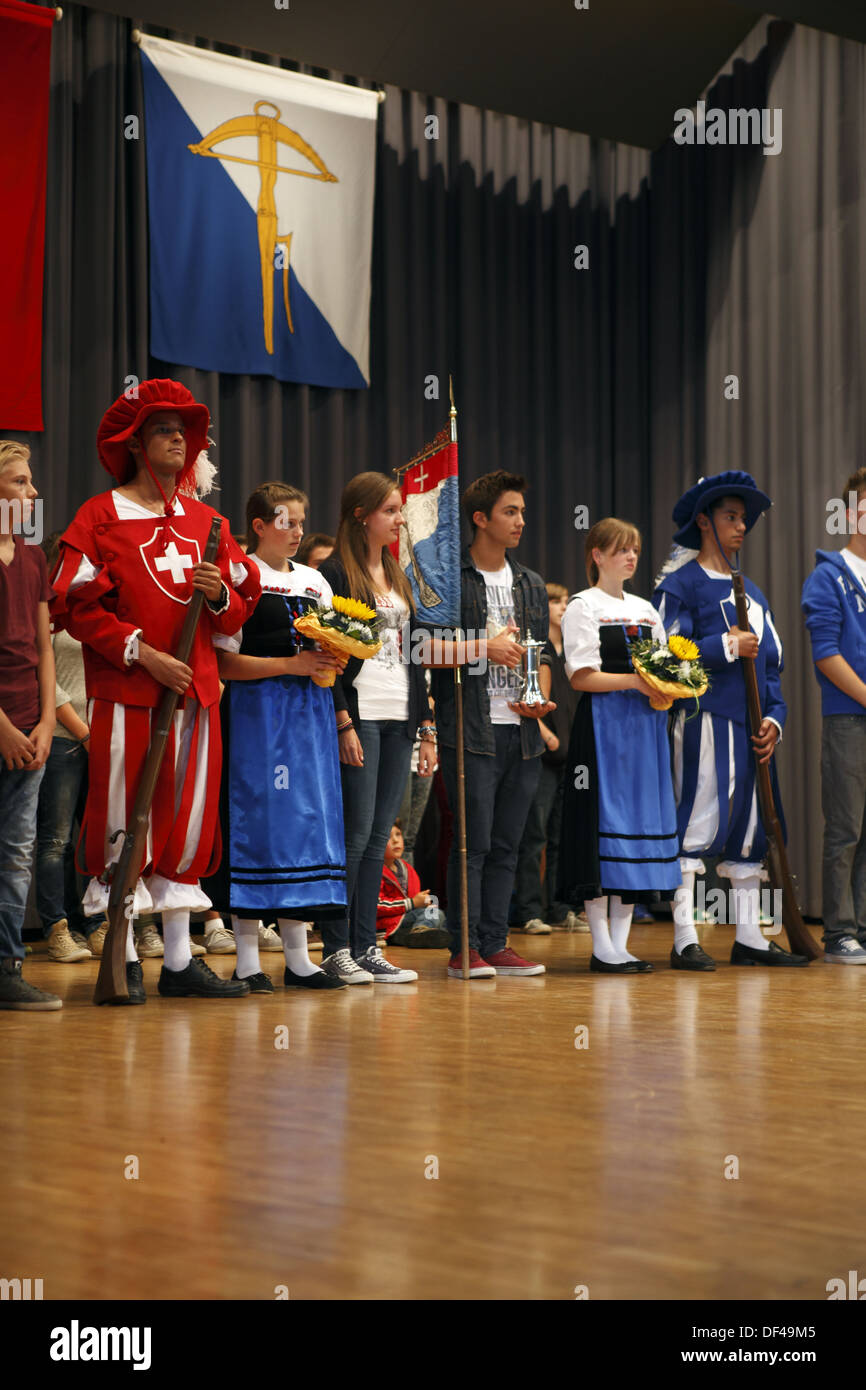 The annual, traditional Knabenschiessen festival, Zurich's oldest ...
