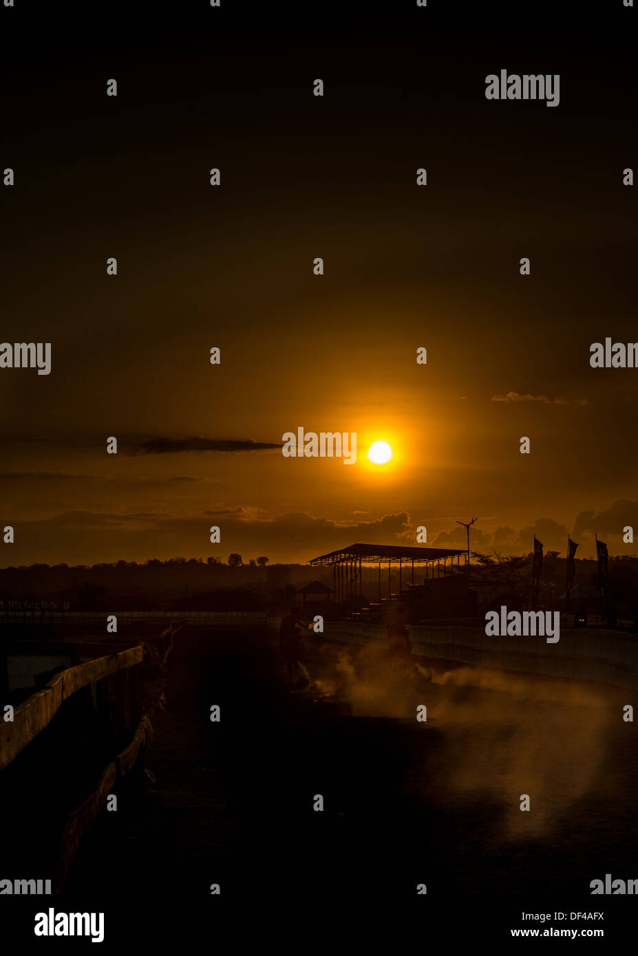 Running into the sun Stock Photo - Alamy