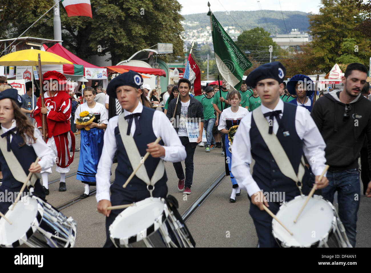 The annual, traditional Knabenschiessen festival, Zurich's oldest ...