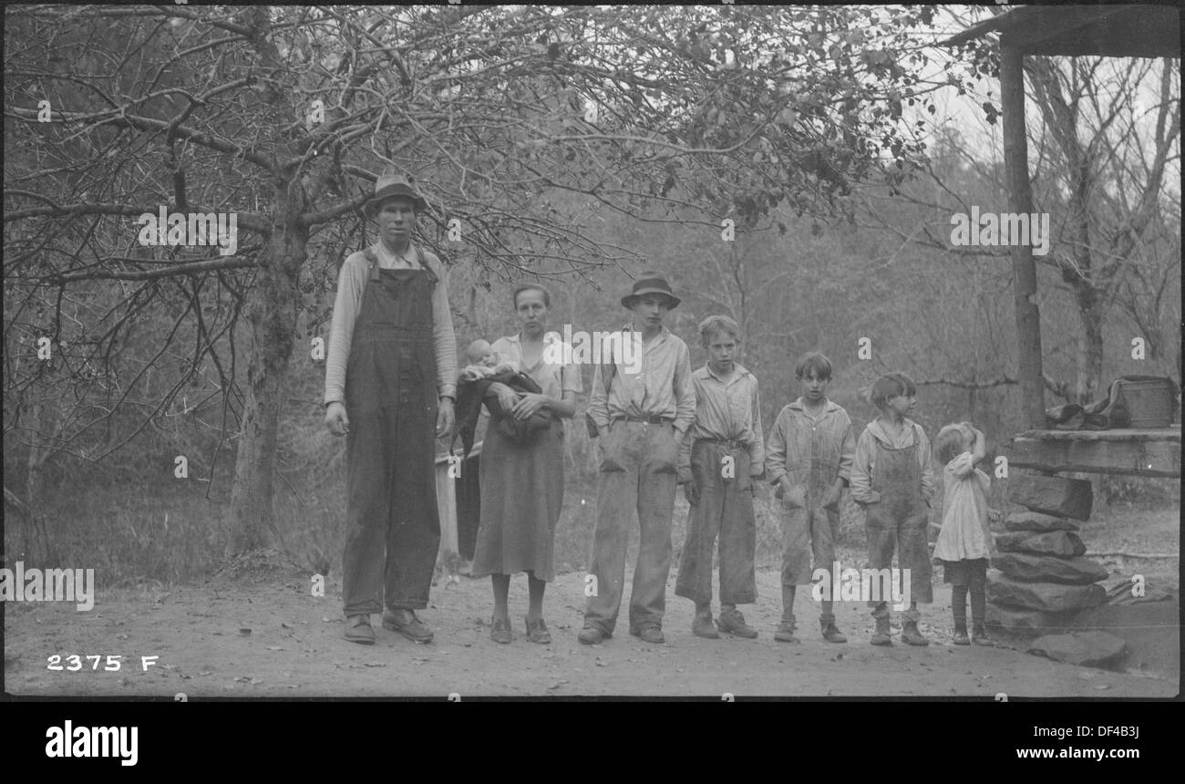 A historical photograph of the Gilbert family, capturing their personal ...
