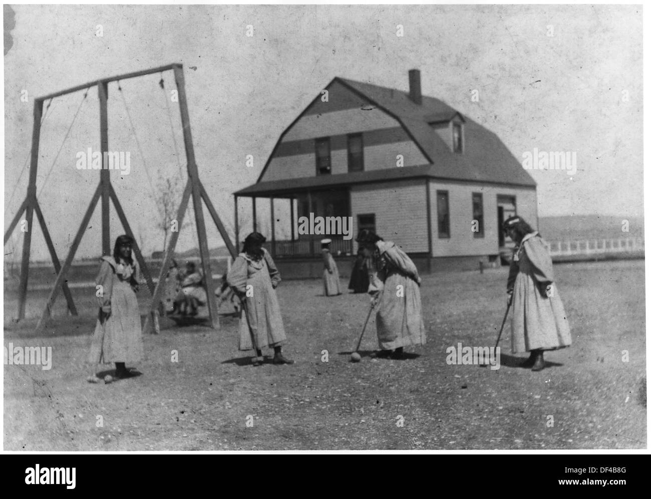 History Of Croquet Black and White Stock Photos & Images - Alamy
