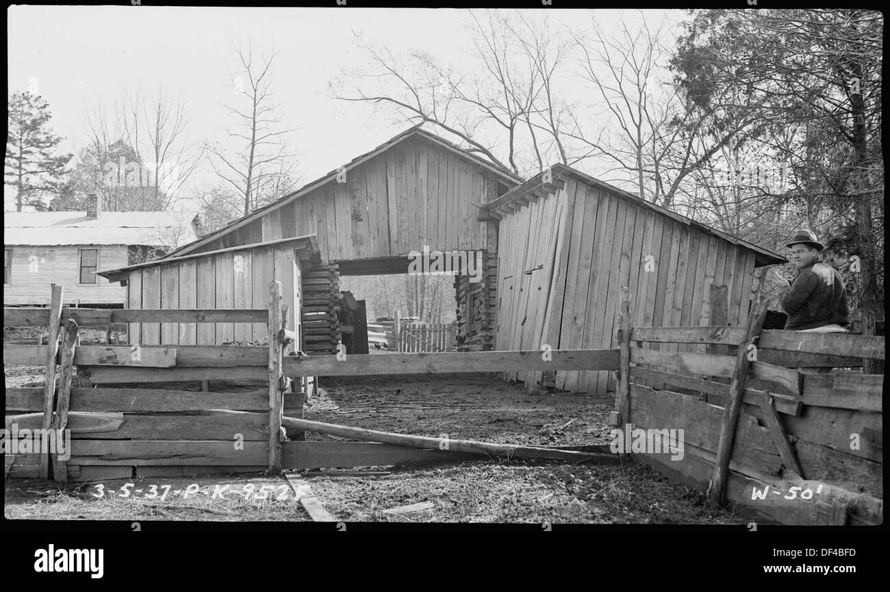 An ancient farmstead Black and White Stock Photos & Images - Alamy