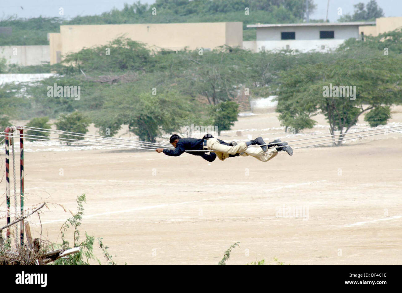 Elite Force Commandos of Police are showing their talent during 28th ...