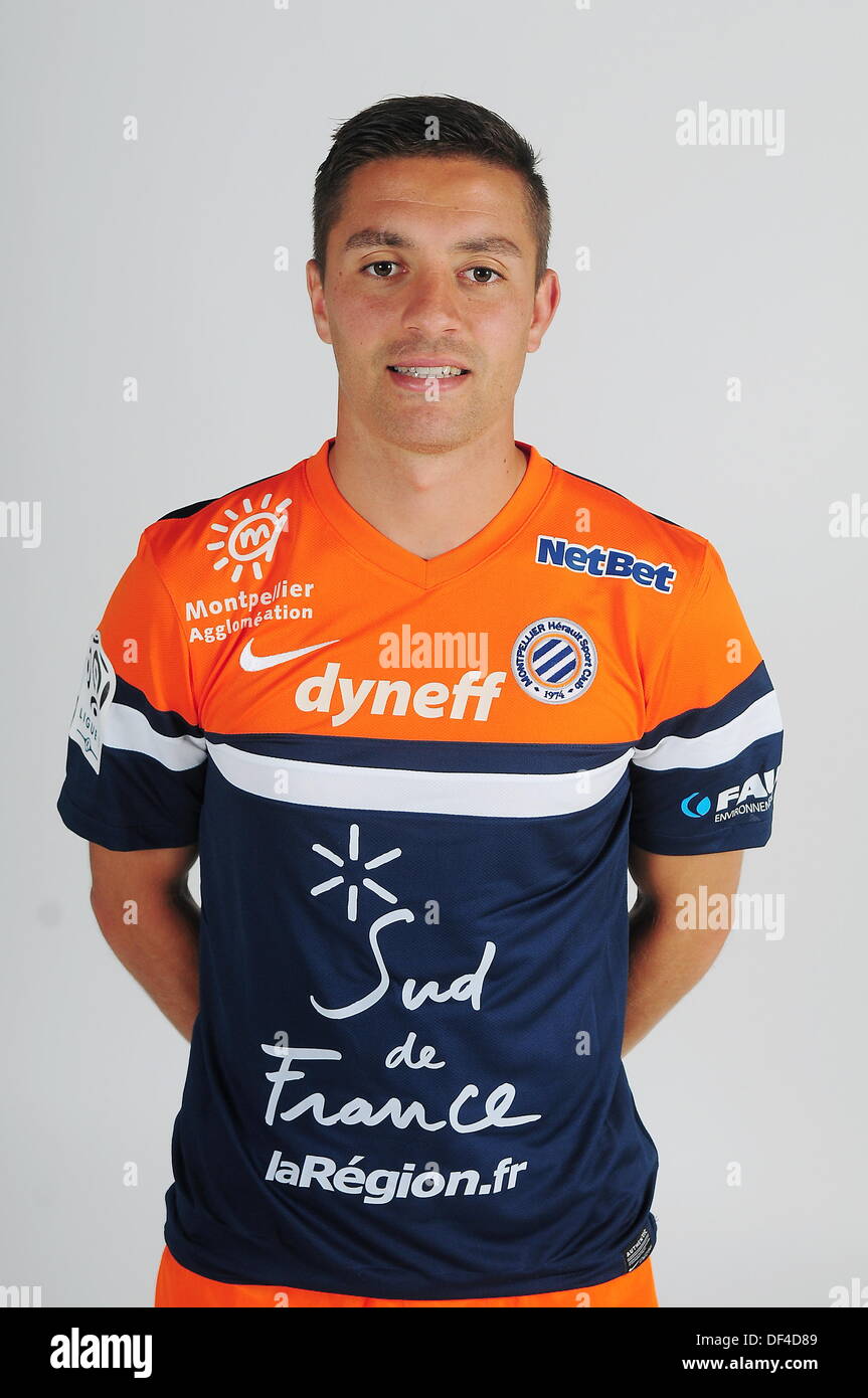 September 2013. French League 1 football team Montpellier official ...