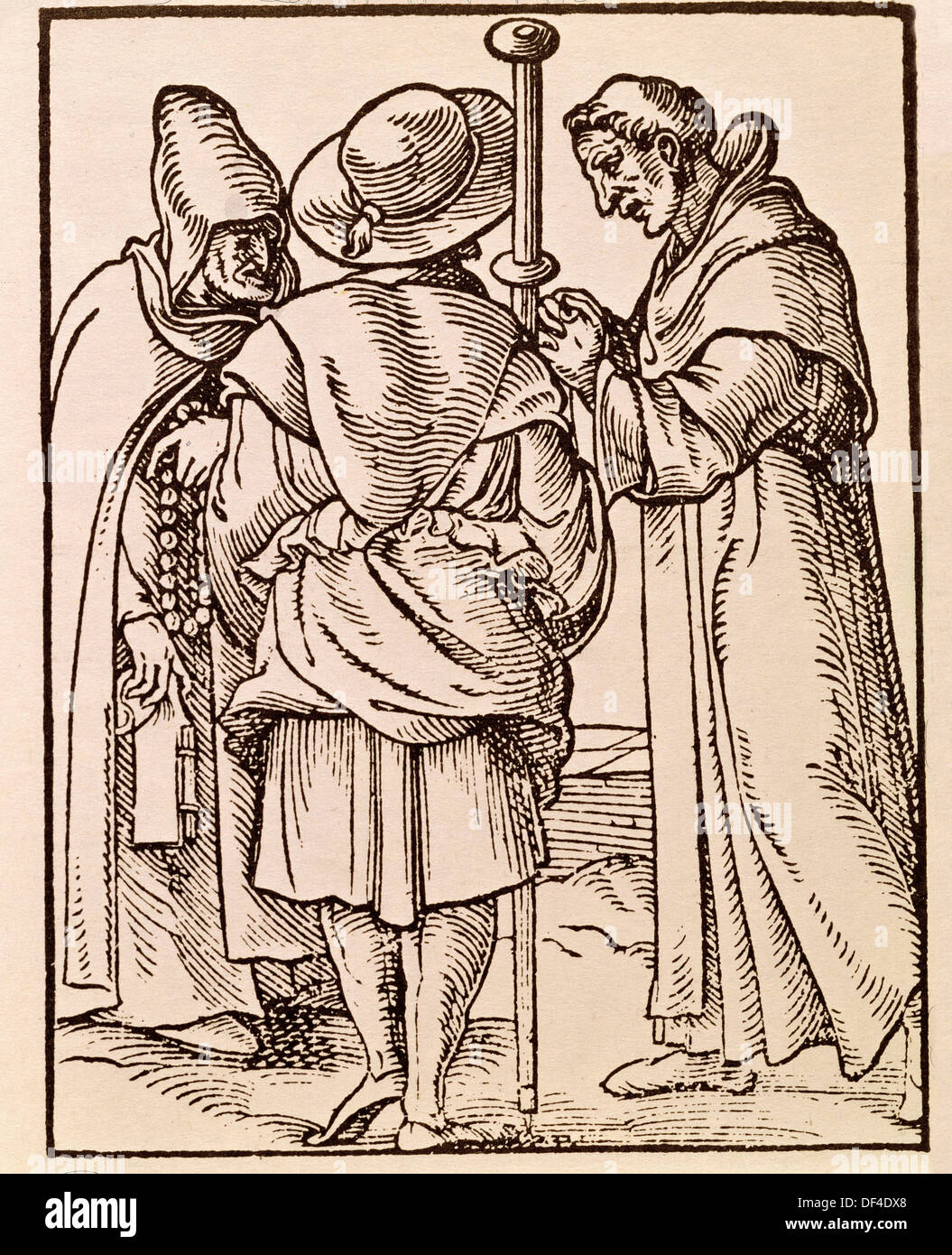 The monks drawing hi-res stock photography and images - Alamy