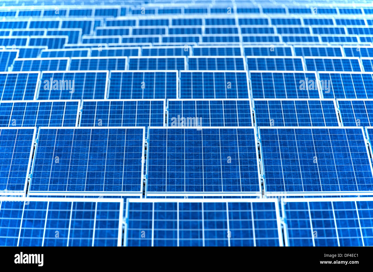 Photovoltaic Solar Panels For Renewable Electrical Energy Production ...