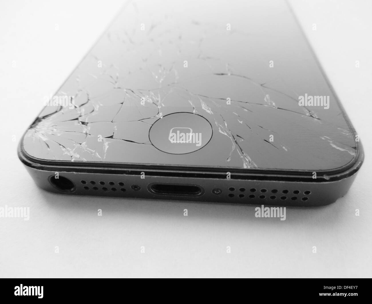 Broken mobile device Stock Photo - Alamy