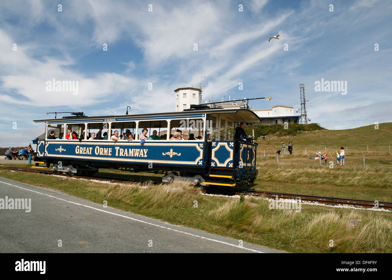 Great Orme Tramway Llandudno Conwy Wales UK Stock Photo - Alamy