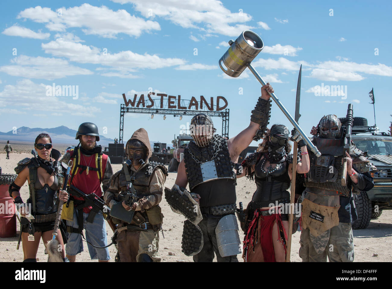 California City, CA, USA . 26th Sep, 2013. Wasteland Weekend Post ...