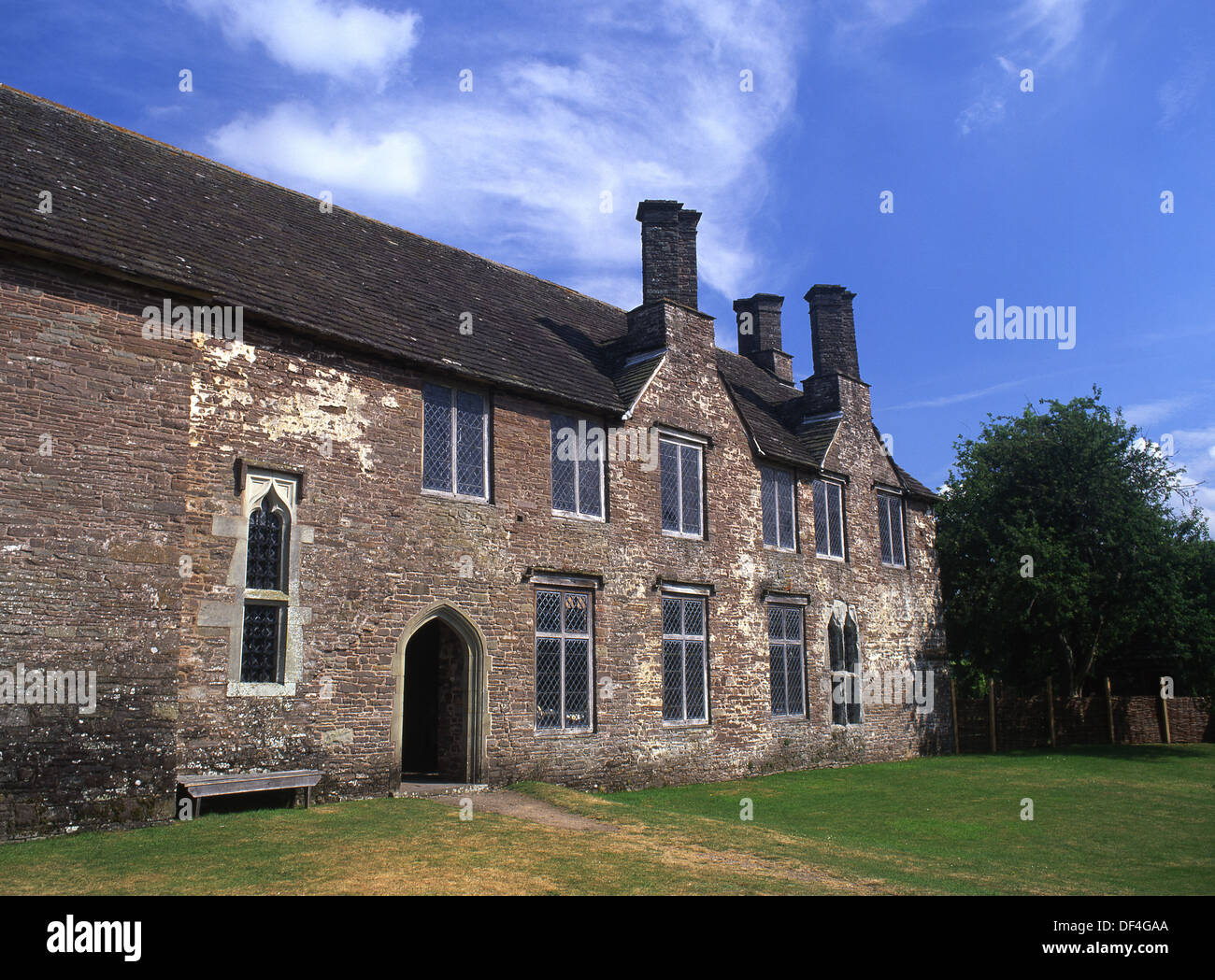 Tretower Court Medieval historic house Brecon Beacons Powys South Wales ...