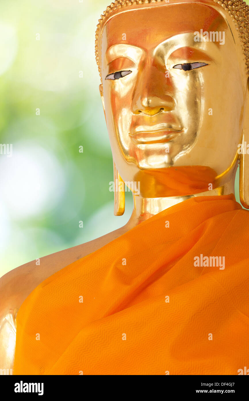 Half buddha face hi-res stock photography and images - Alamy