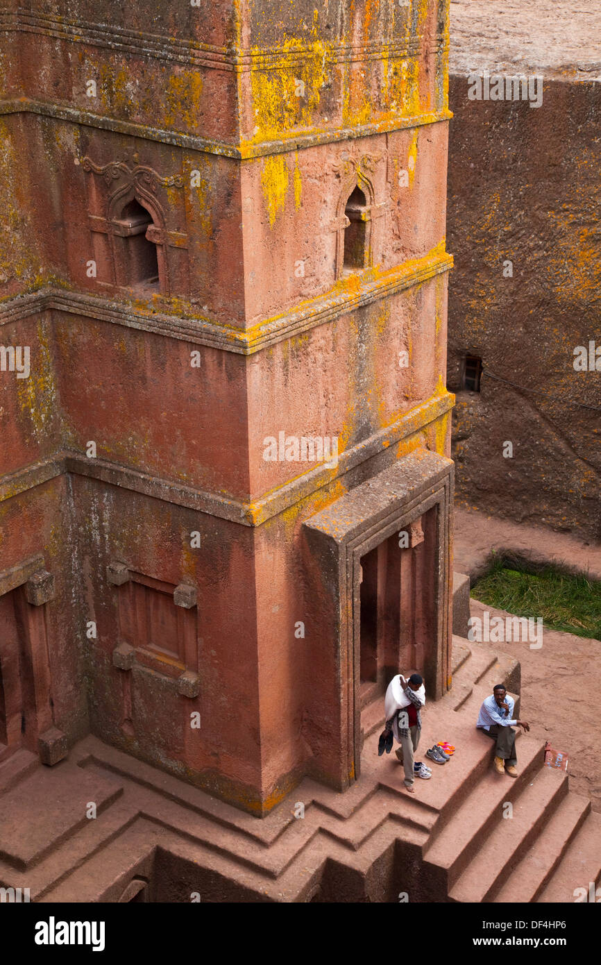 View of the bete giyorgis hi-res stock photography and images - Alamy