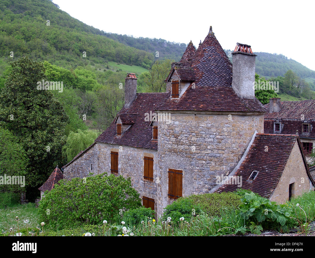 The prettiest village of Autoire,France Stock Photo - Alamy