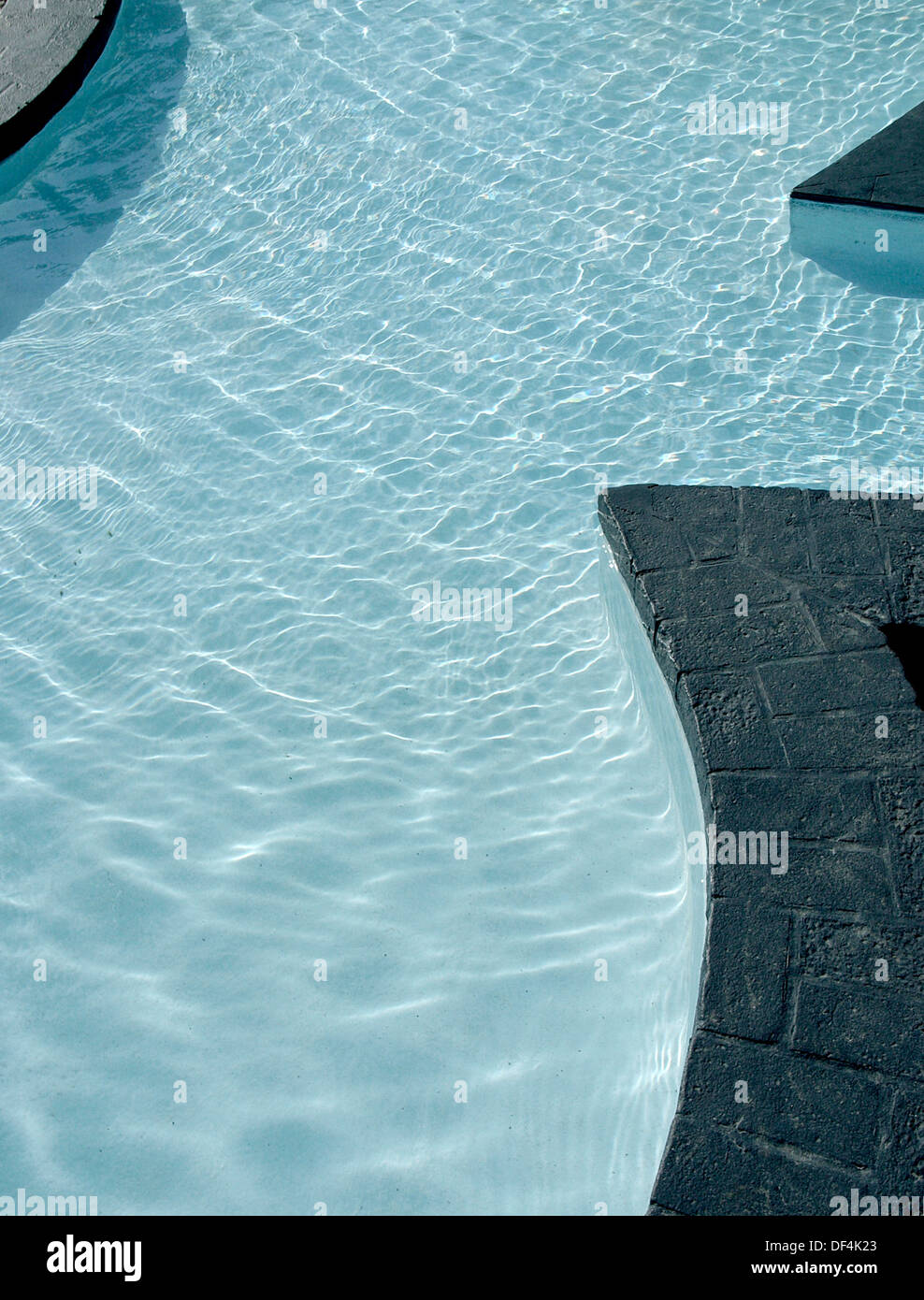 In-Ground Pool With Rippling Water Stock Photo - Alamy