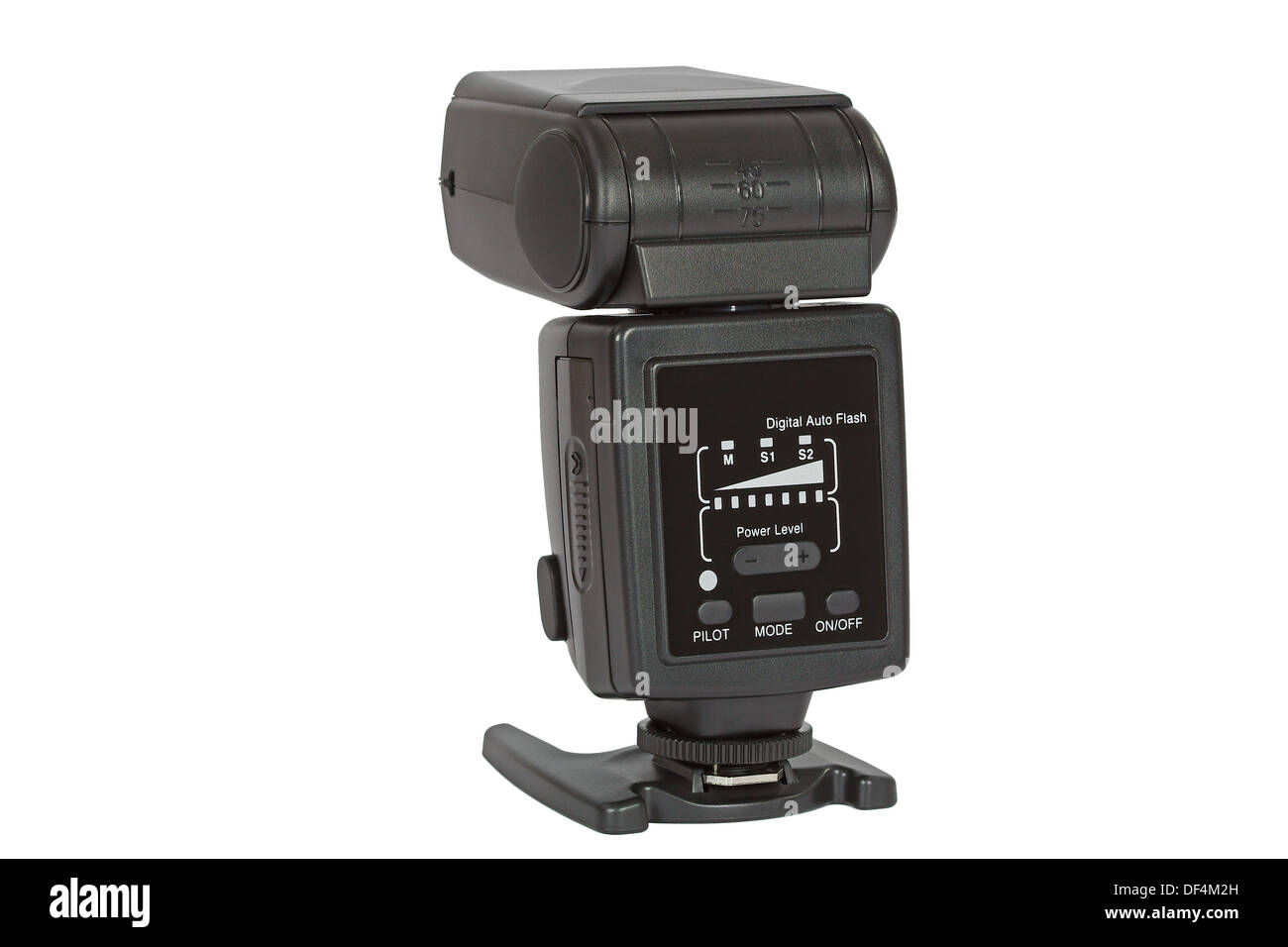 Digital auto flash, isolated on white background, with clipping path ...