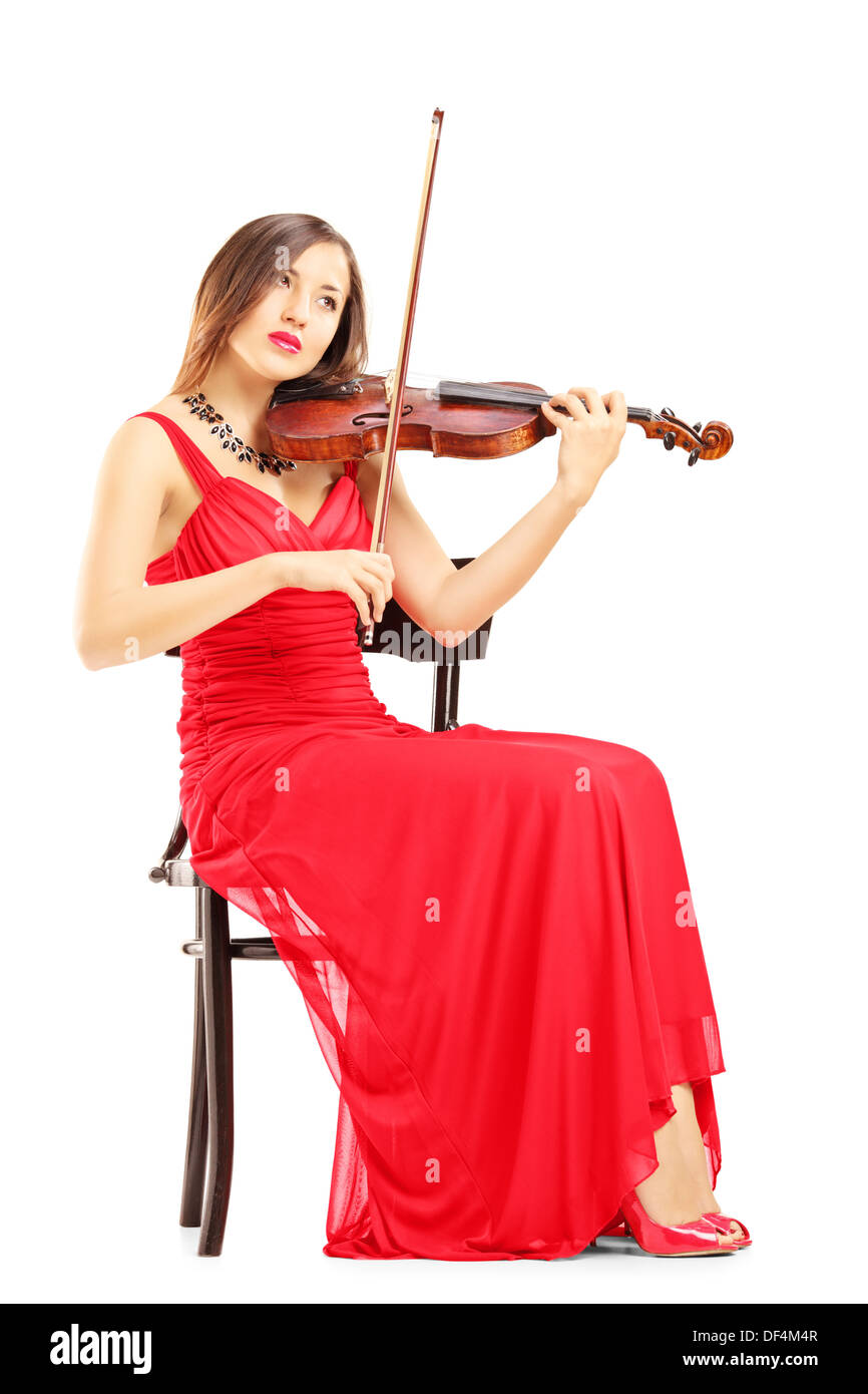 Woman Playing Violin