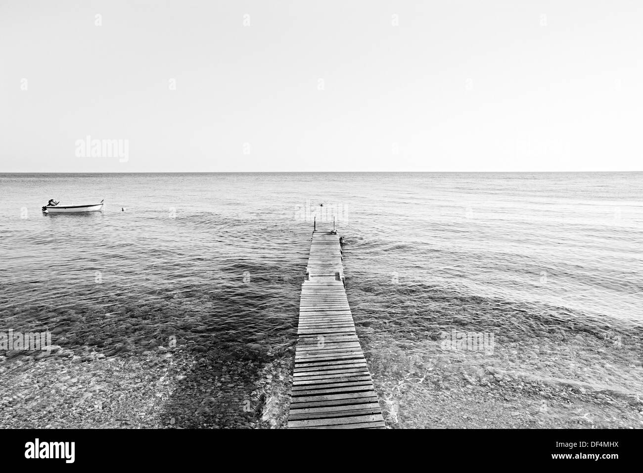 Moored summer Black and White Stock Photos & Images - Alamy