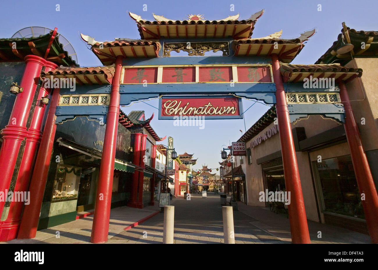 Los angeles chinatown gate hi-res stock photography and images - Alamy
