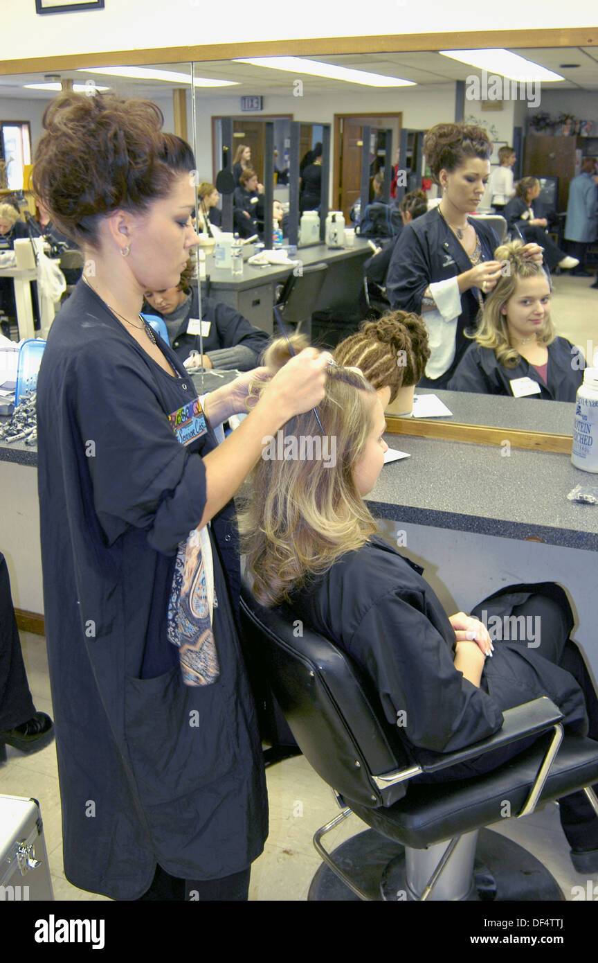 Female vocational school pupil hi-res stock photography and images - Alamy