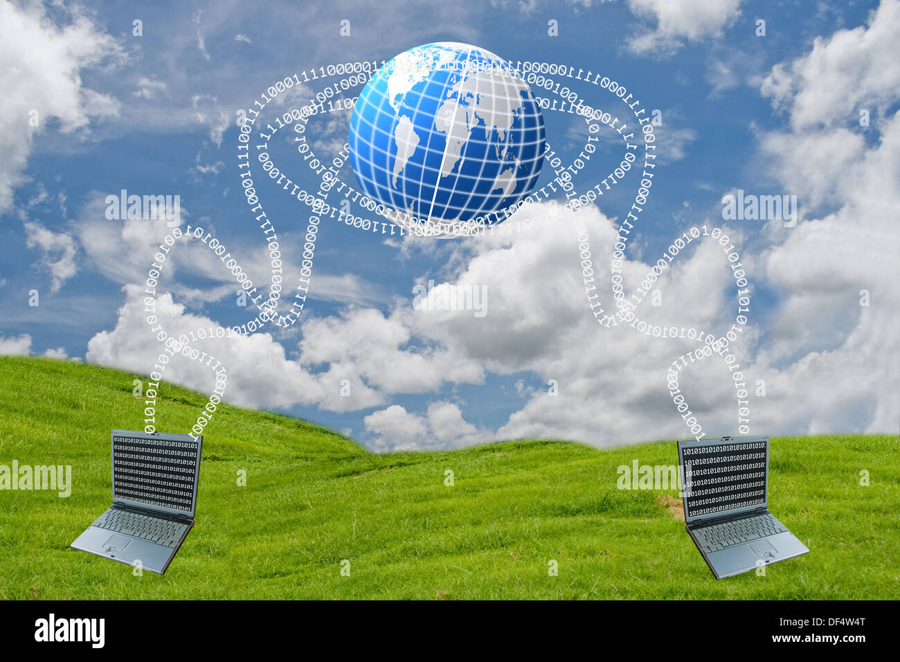 background black blank blue business cable communication computer ...