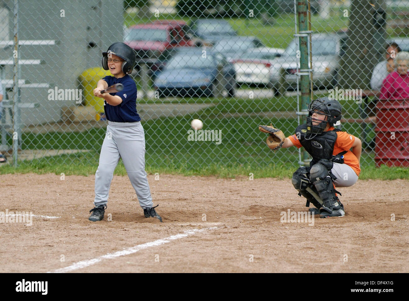 Little league baseball catcher hi-res stock photography and images - Alamy