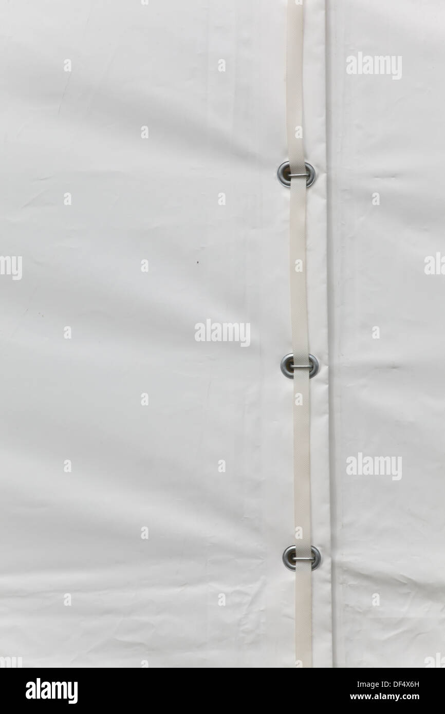 white tarp or waterproof tarpaulin detail background Stock Photo - Alamy