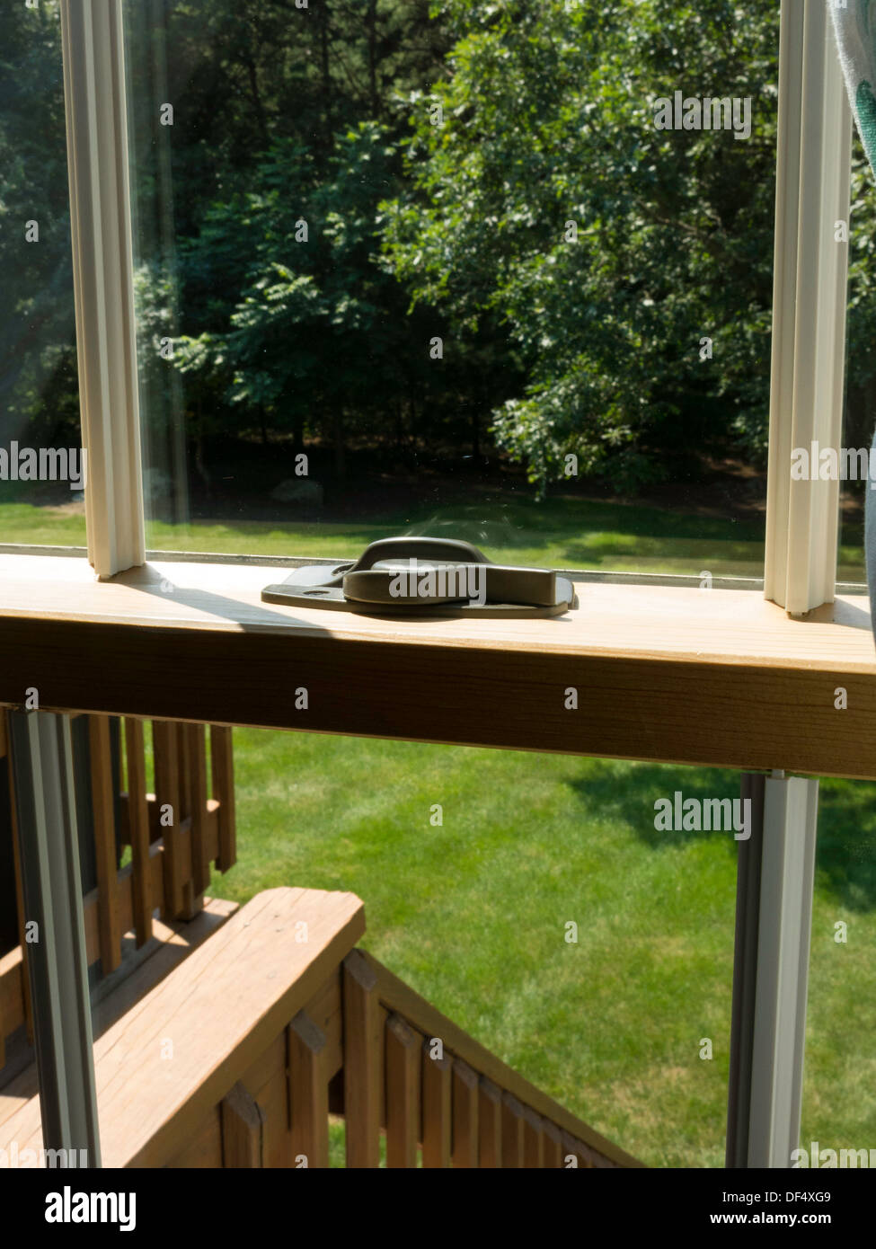 Residential House Window Lock, USA Stock Photo - Alamy