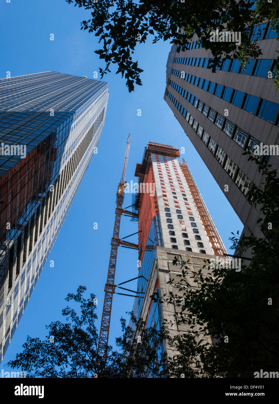 High-rise Construction in New York City Stock Photo - Alamy