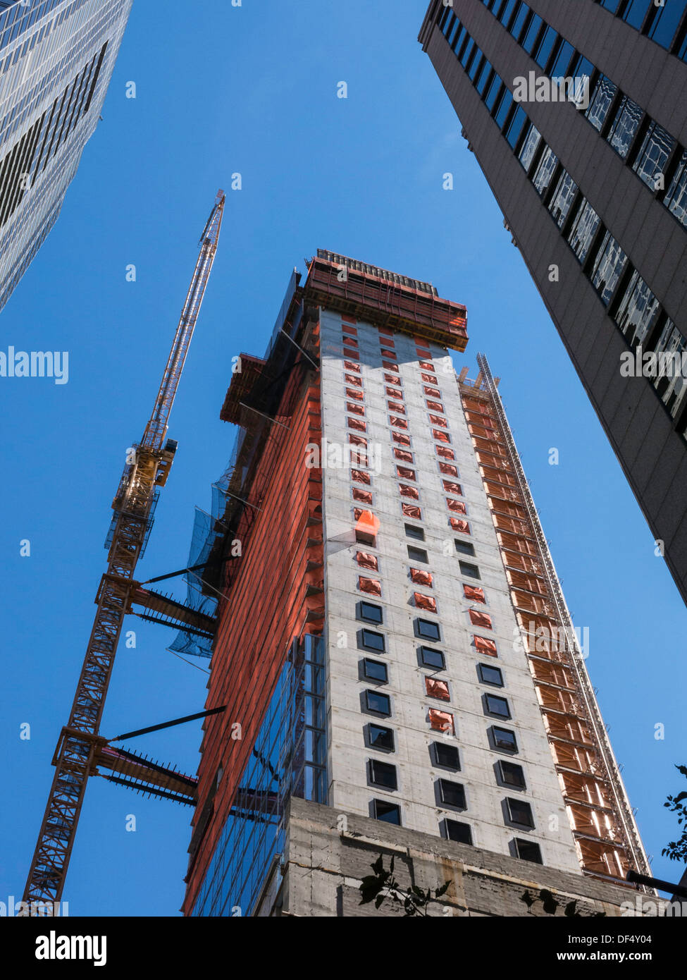 High-rise Construction in New York City Stock Photo - Alamy