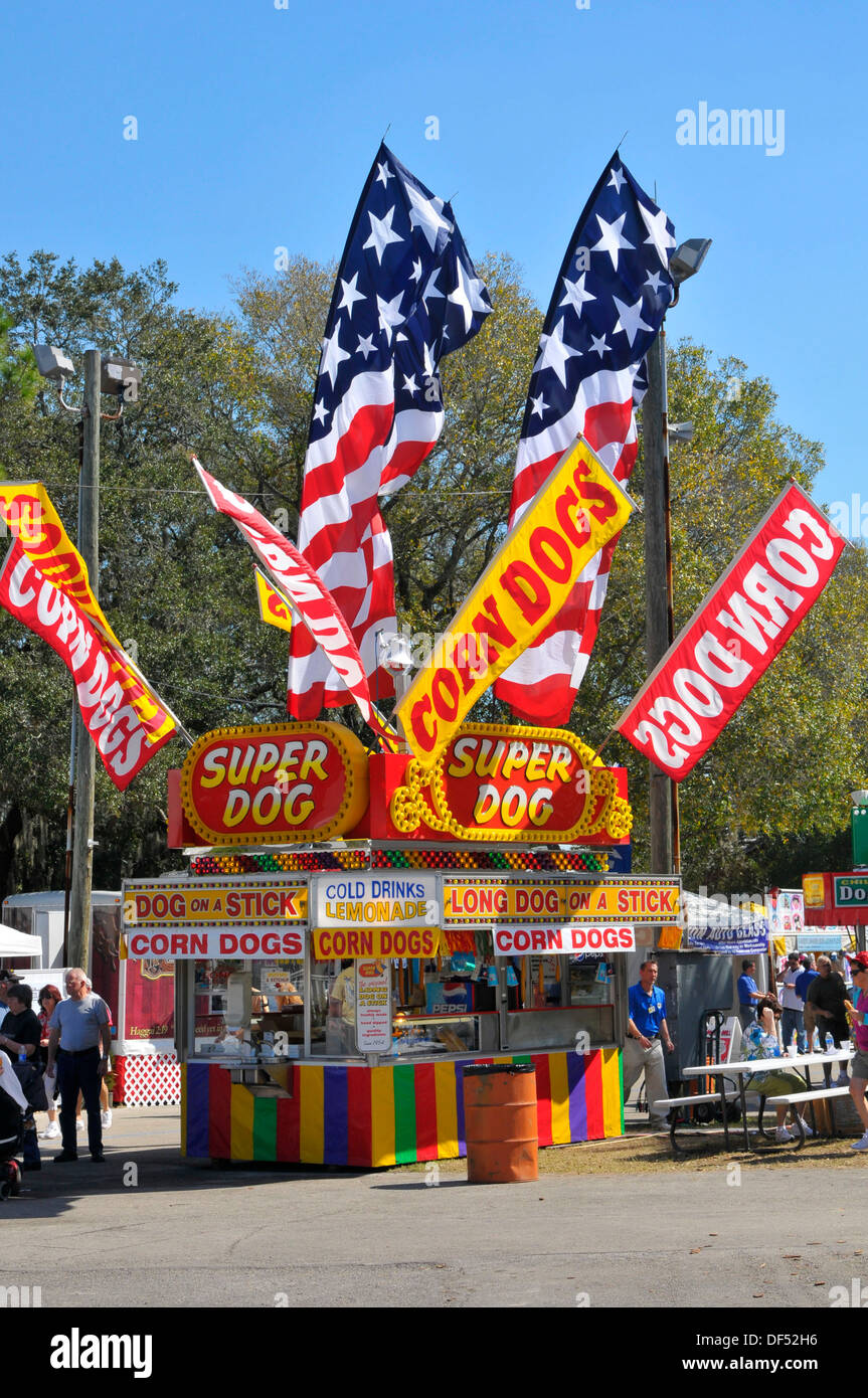 Fast Food Stand Carnival Midway High Resolution Stock Photography and ...
