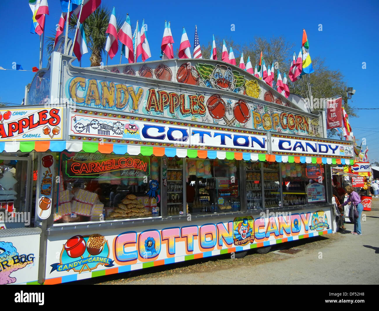 Fast Food Stand Carnival Midway High Resolution Stock Photography and ...