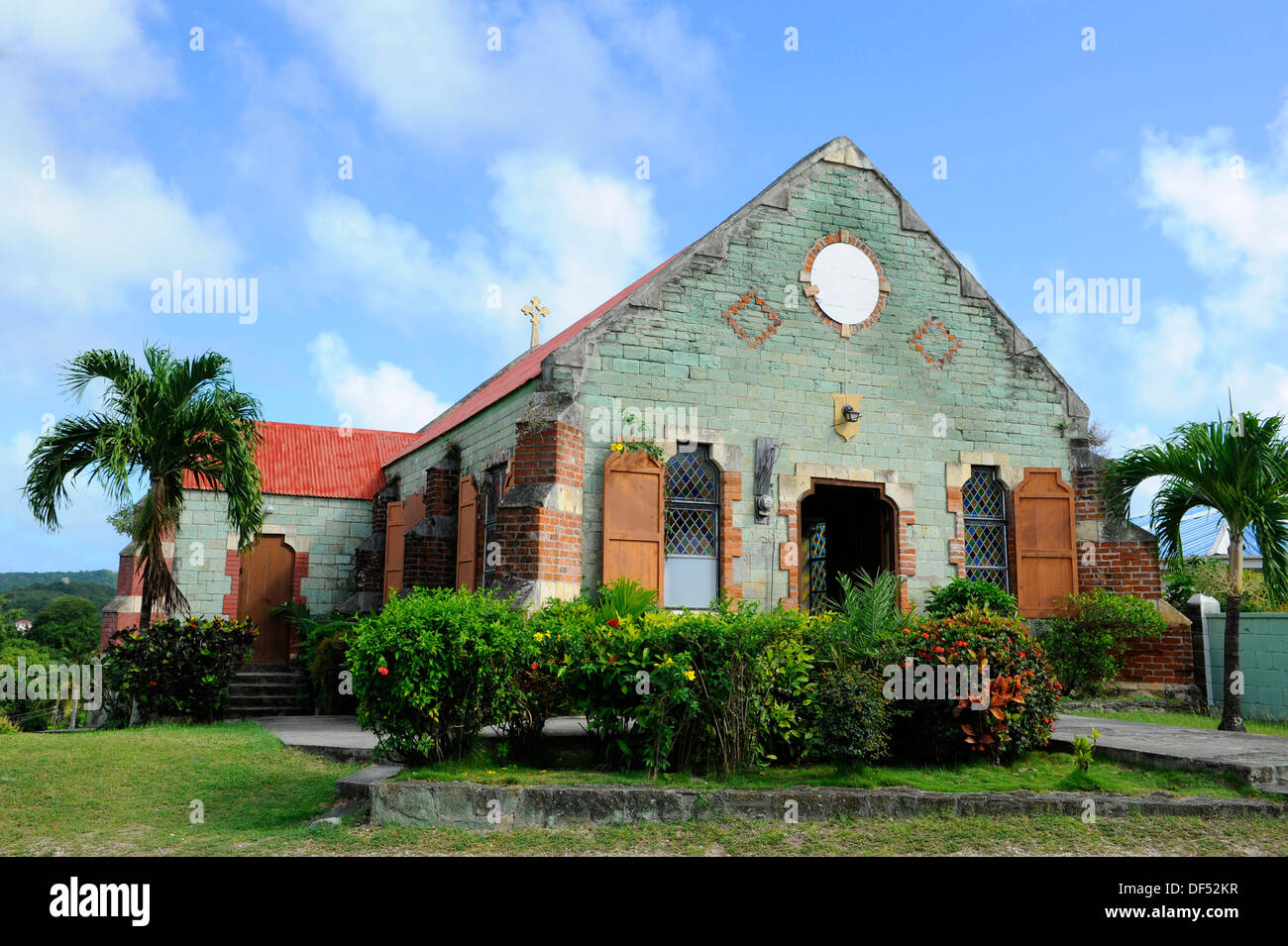 Antigua old church caribbean hi-res stock photography and images - Alamy