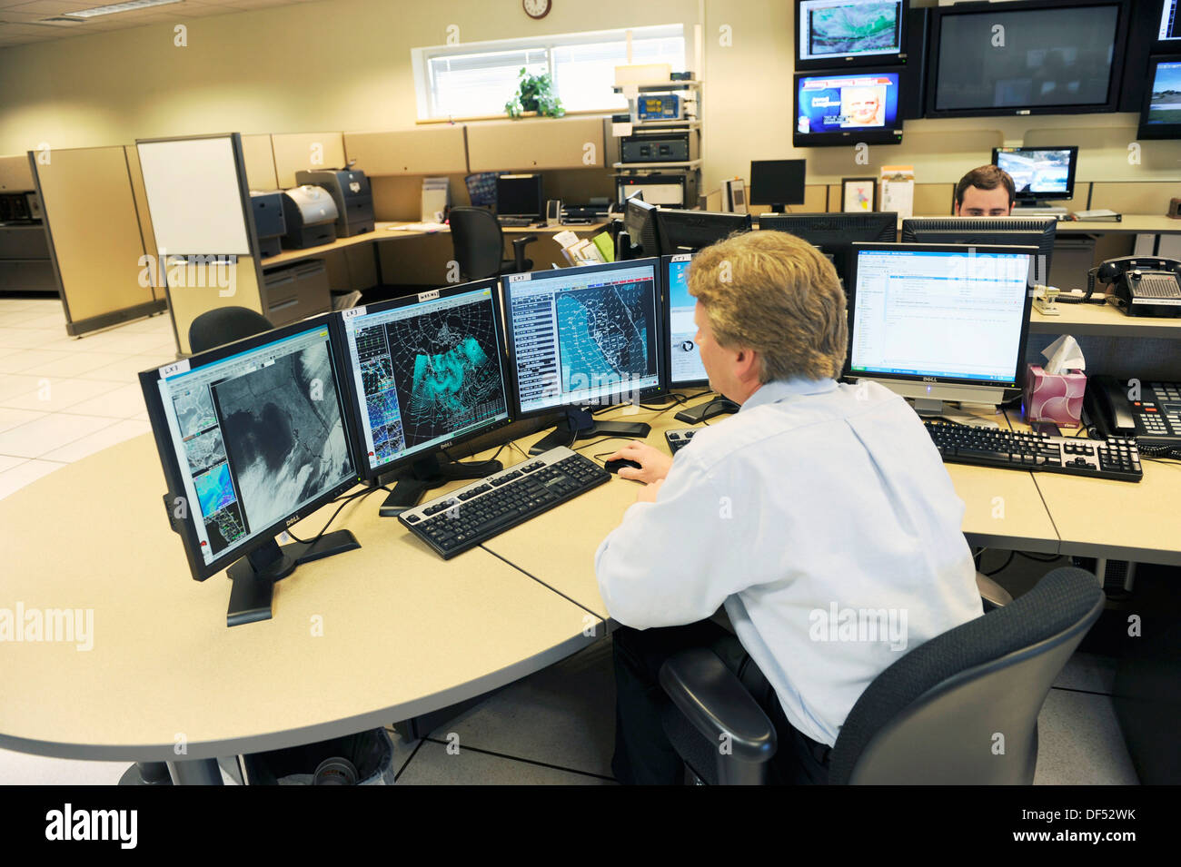Meteorologist work area hi-res stock photography and images - Alamy