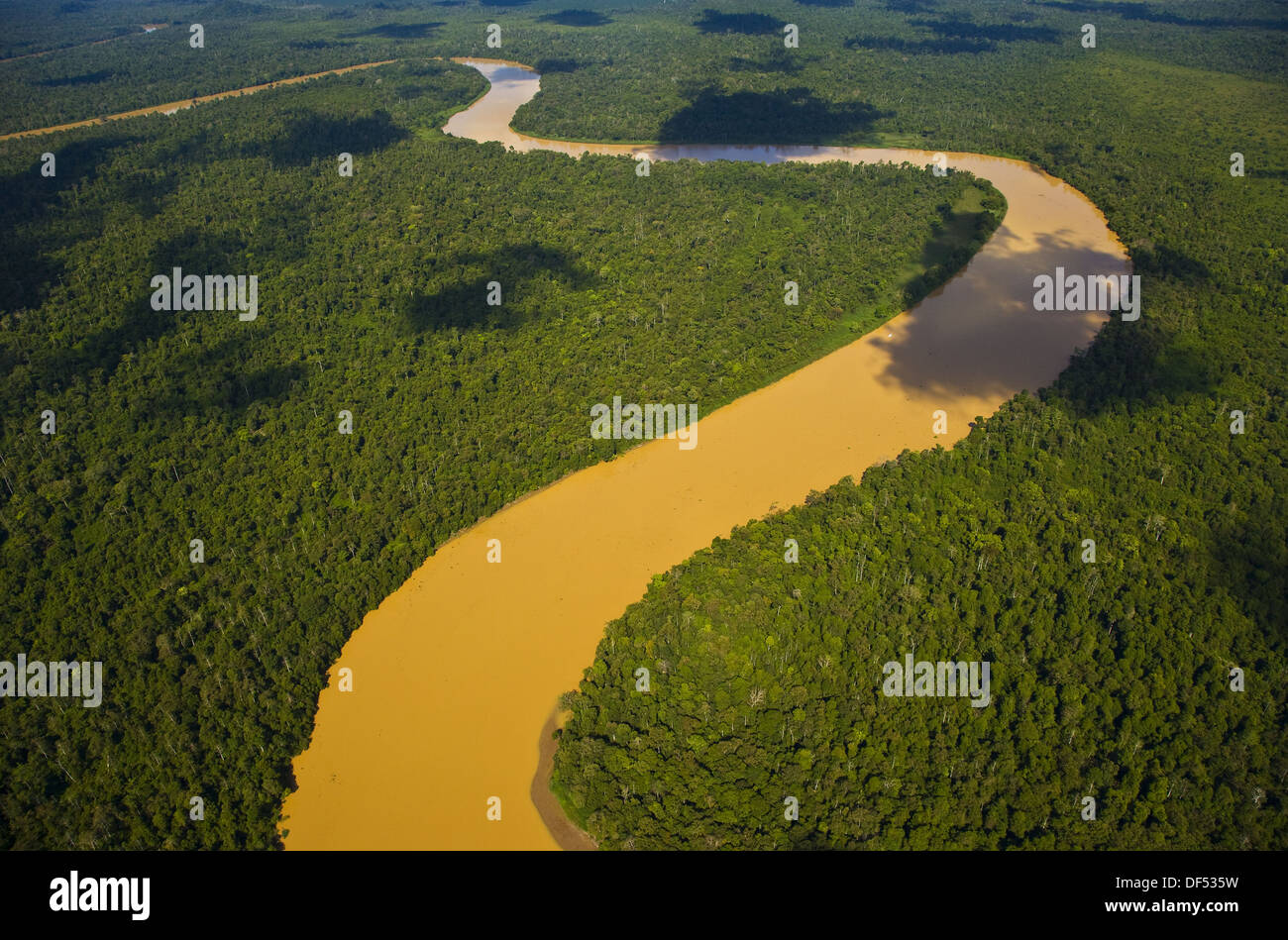 Kinabatangan river aerial hi-res stock photography and images - Alamy