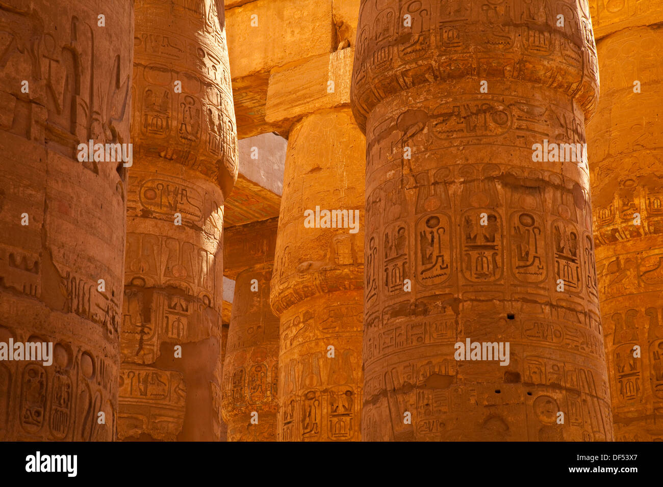 Karnak Temple. Luxor. Nile Valley. Egipt Stock Photo - Alamy