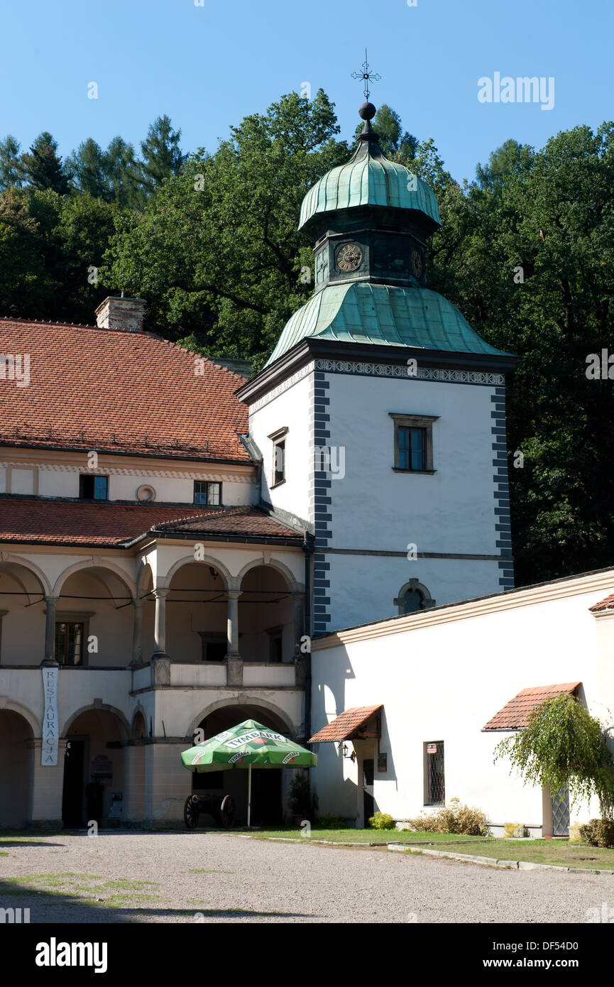 Renaissance castle (16th century) in Sucha Beskidzka, Lesser Poland ...
