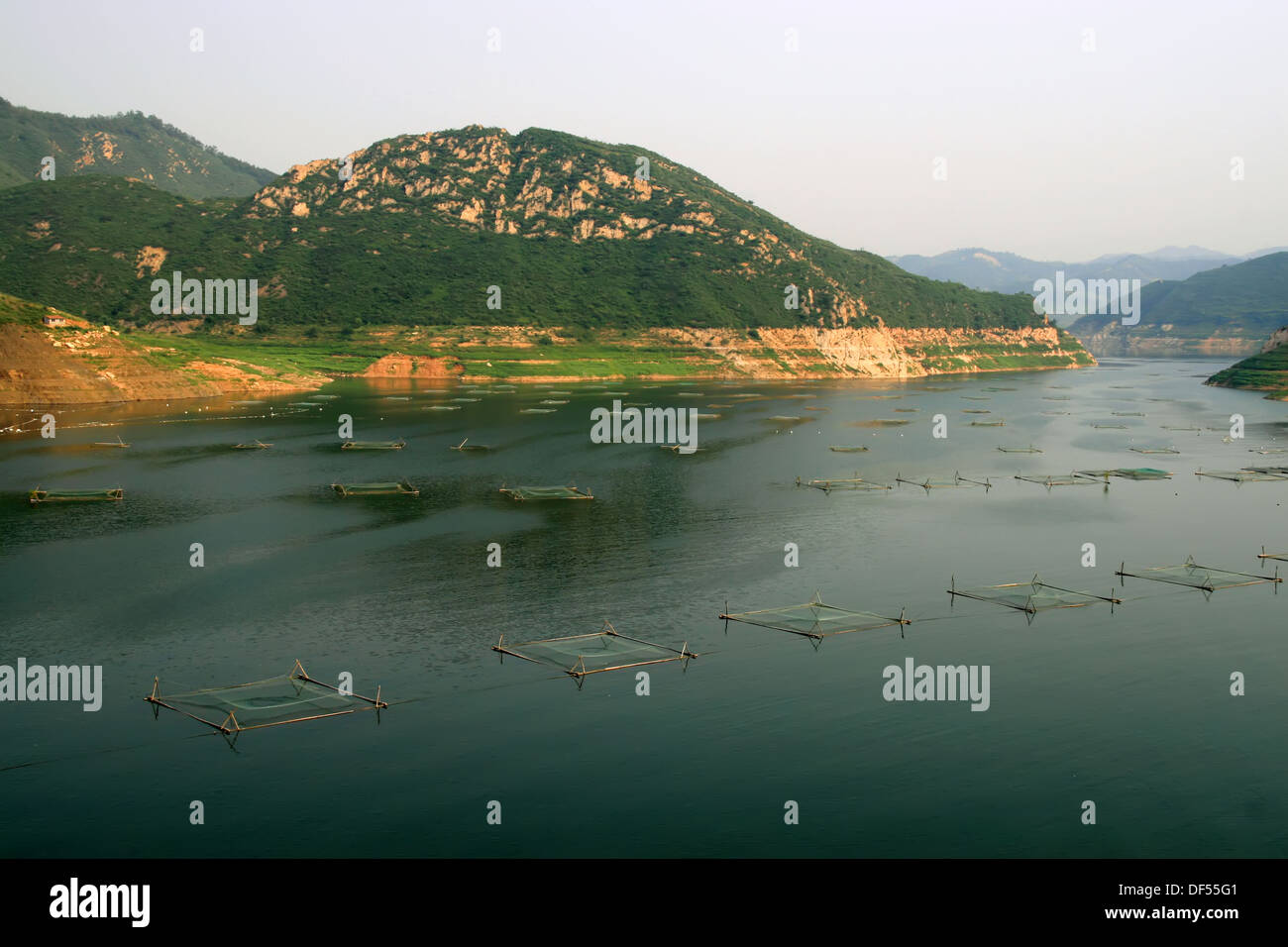 reservoir scenery water picture Stock Photo - Alamy