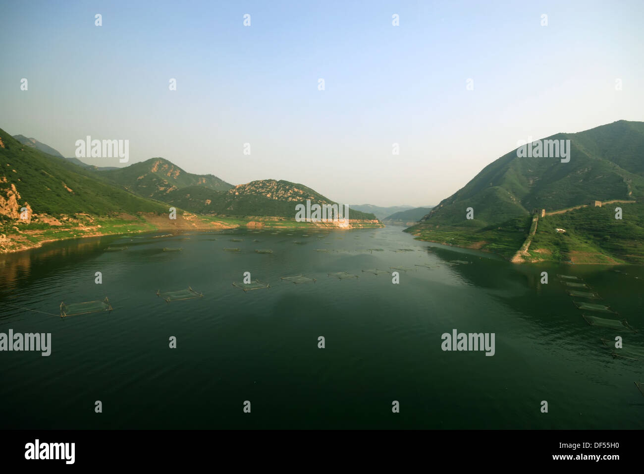 reservoir scenery water picture Stock Photo - Alamy