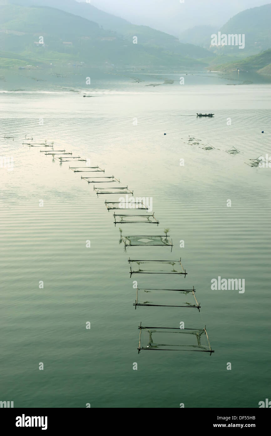 reservoir scenery water picture creative Stock Photo - Alamy